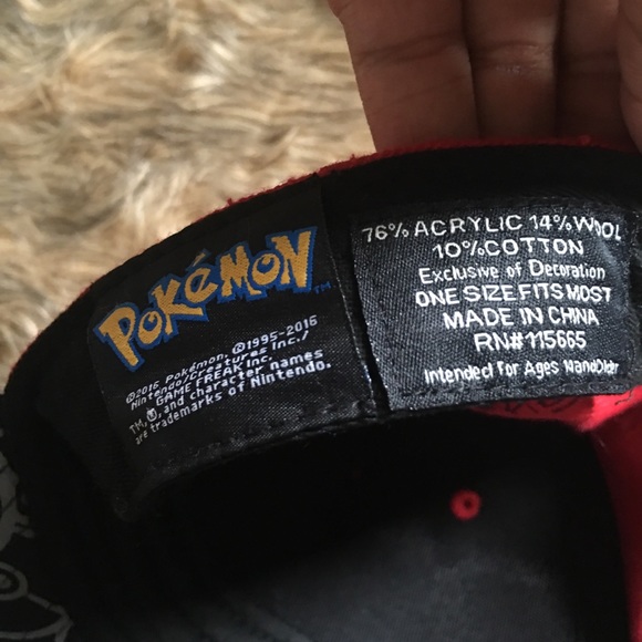 Pokemon | Accessories | Pokmon Fitted Hat | Poshmark